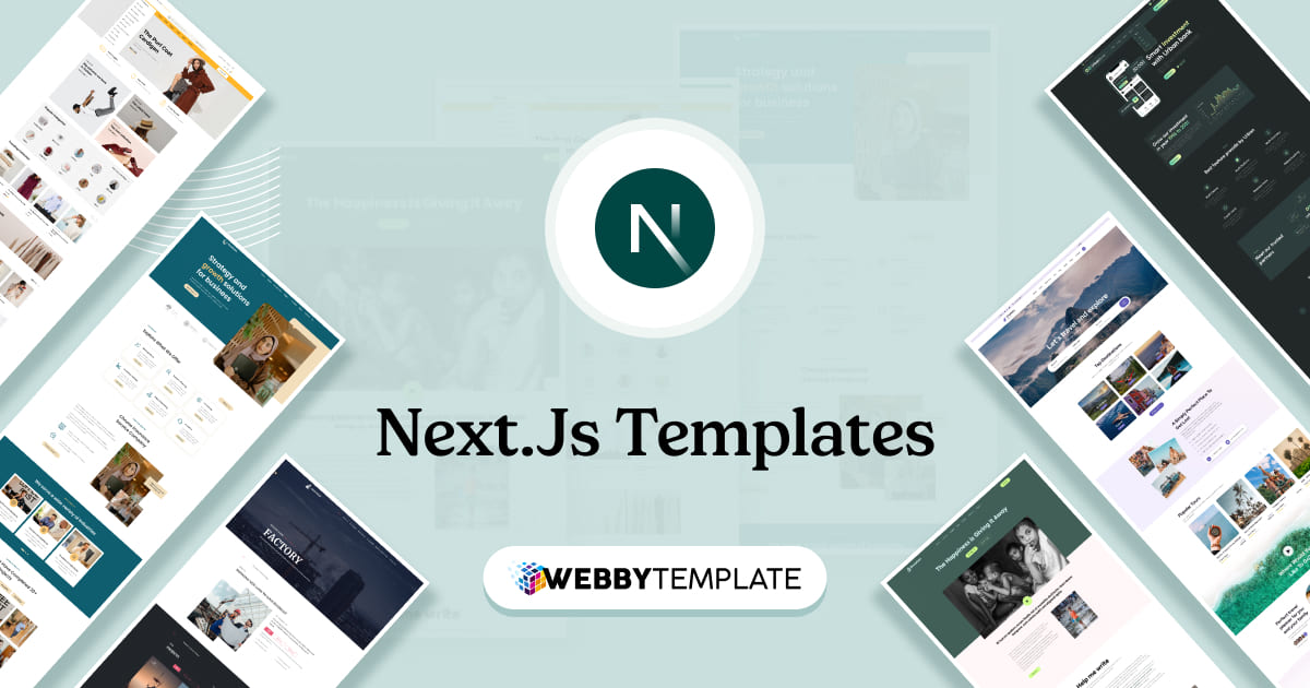 Next.js Website Themes & Templates (Premium Support)