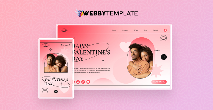 Top 7 Free Love Website Templates of 2024: Advance Your Romantic Web ...